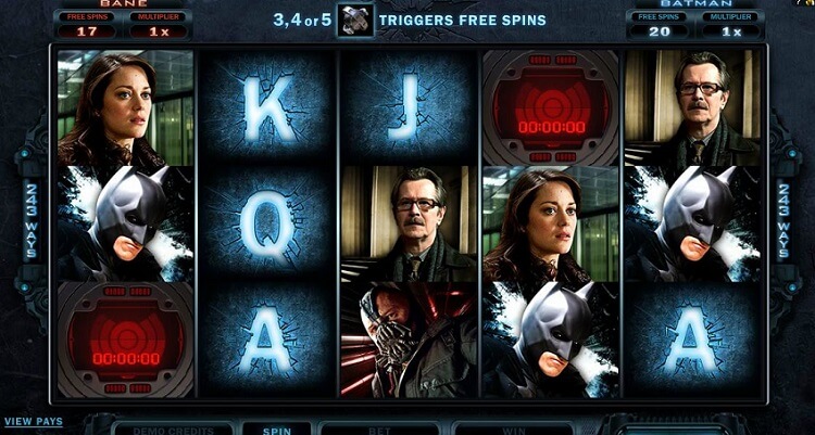 The Dark Knight Rises Online Slots – 243 Ways to Win